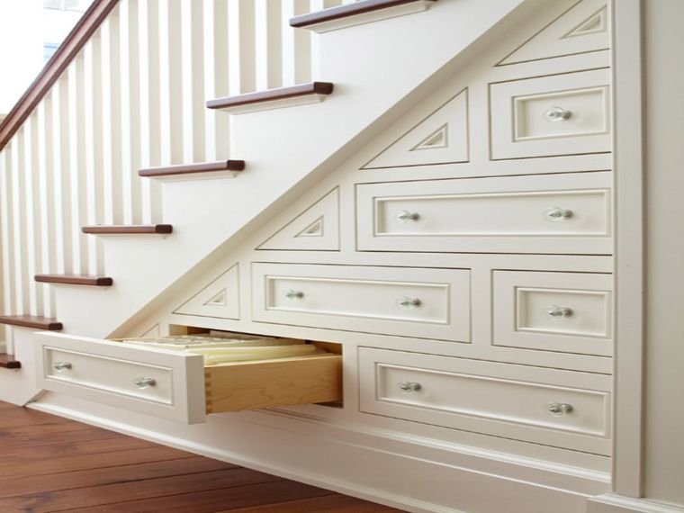 20 Tips and Creative Ideas to Optimize the Space Under the Stairs - 20 ...