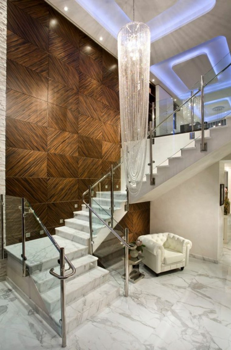 30 Ideas to Discover Incredible Beauty and Versatility of Marble Stairs